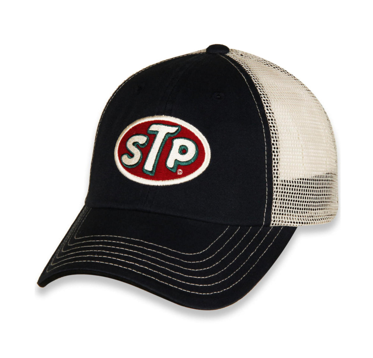 Hat - STP Black & Stone Mesh Trucker Style CFS Ball Cap ...