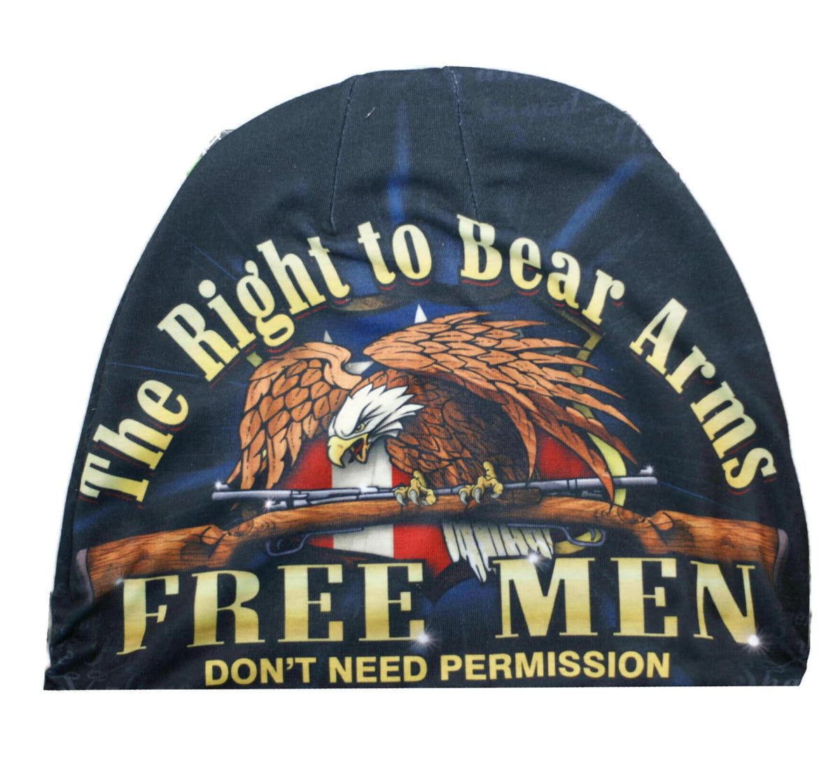 The Right To Bear Arms Free Men Don't Need Permission Sublimation Helm ...